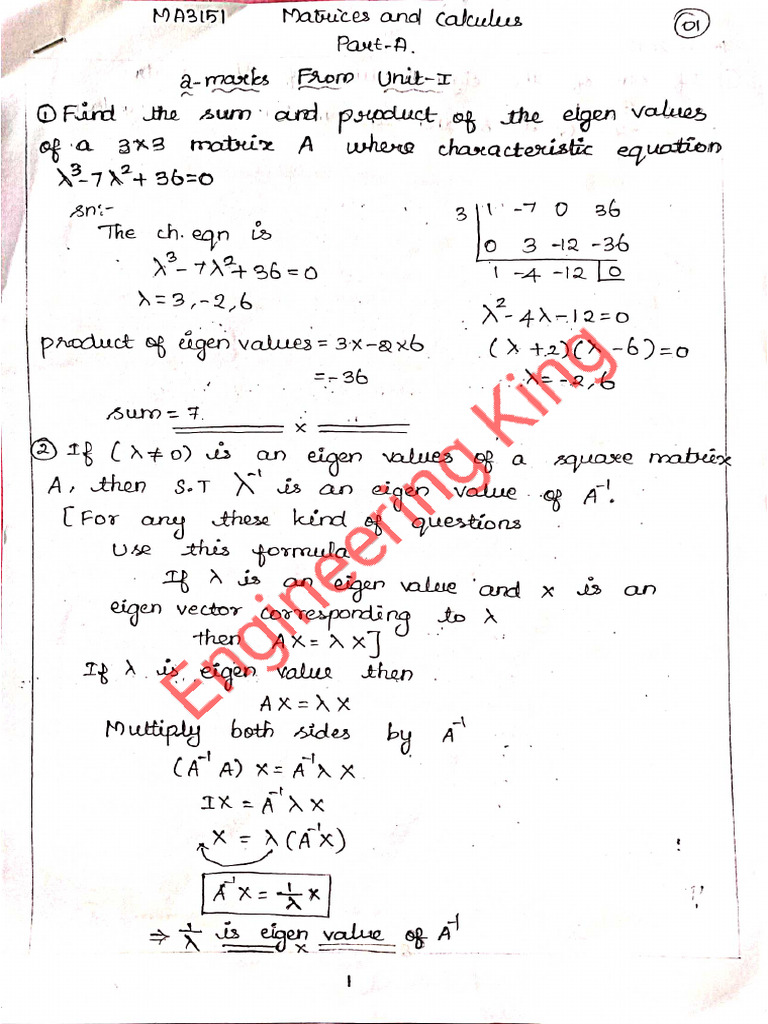 Maths Questions Answers Keys | PDF