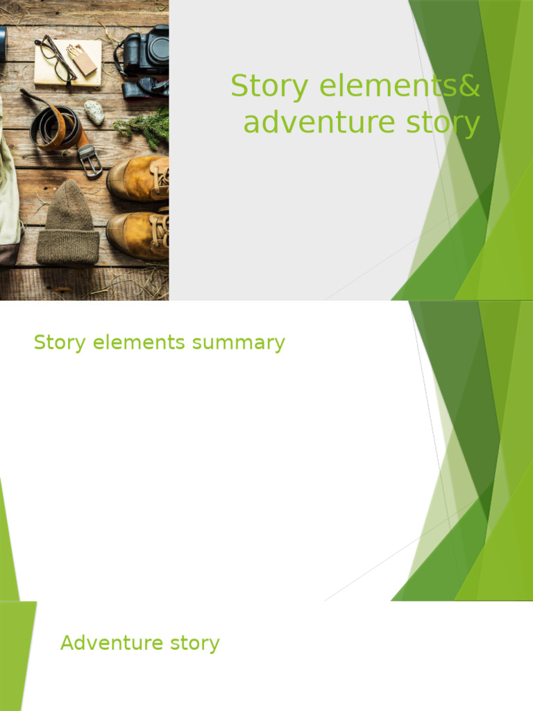 Story Elements& Adventure Story | PDF