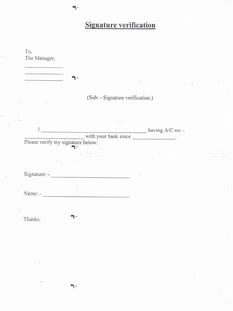 Sign Verification Proof | PDF