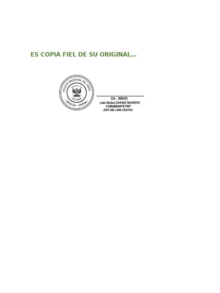 Es Copia Fiel de Su Original | PDF