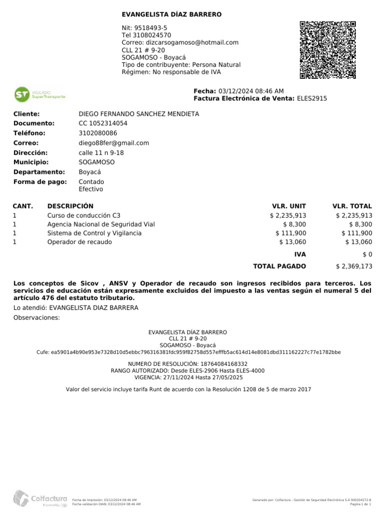 Eles 2915 | PDF | Pagos