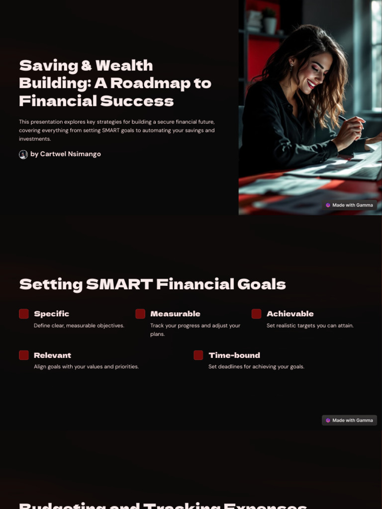 Saving and Wealth Building A Roadmap To Financial Success | PDF ...