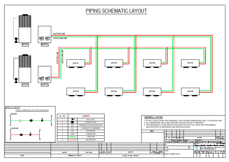 Single Line Piping Diagram | PDF | Chemical Engineering | Process ...