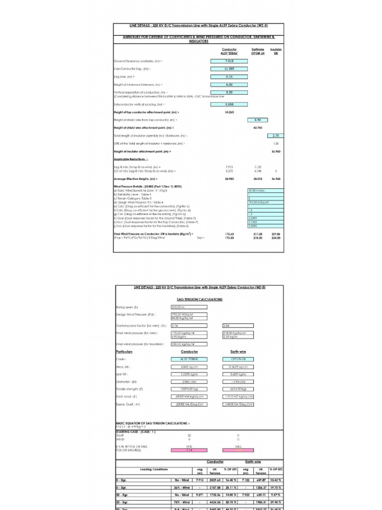 Sag - Tension Chart - AL 59 ZEBRA - Page-0003 | PDF