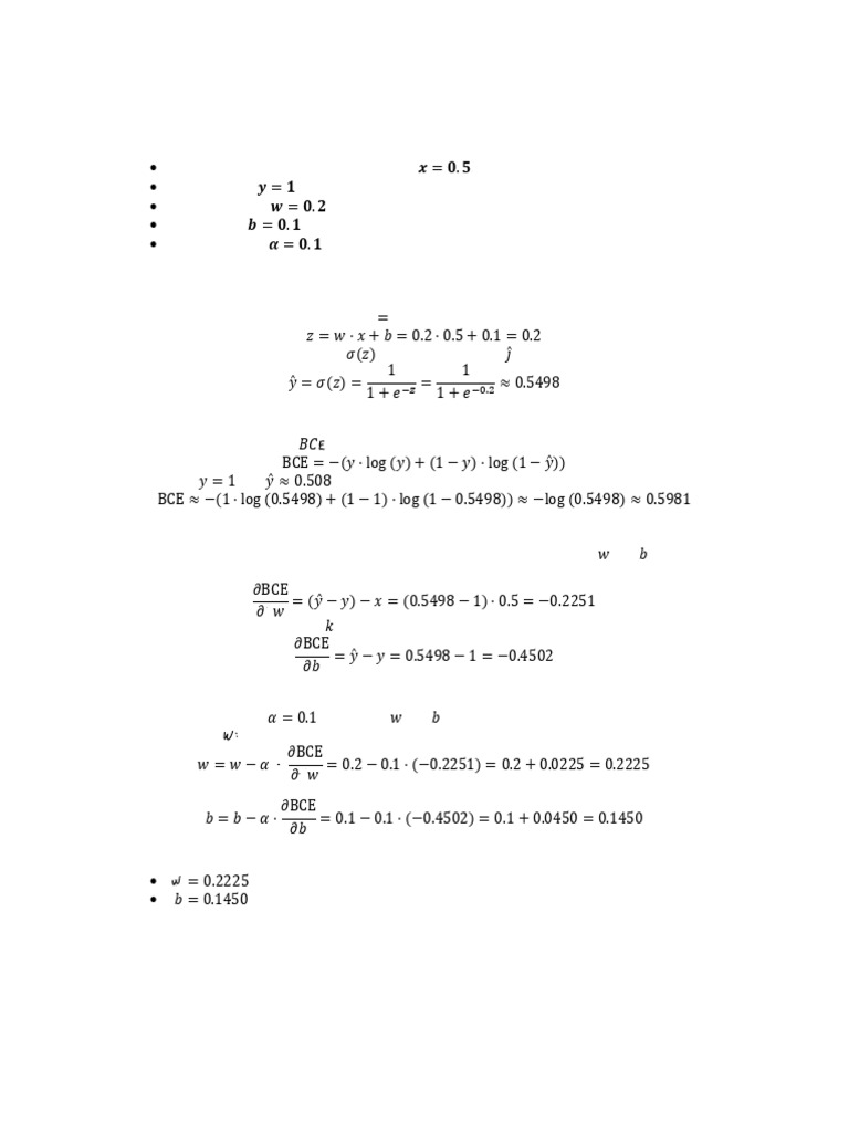 Logistic Regression_ Gradient Descent_ Example | PDF | Sampling ... Logistic Regression_ Gradient Descent_ Example | PDF | Sampling ...
