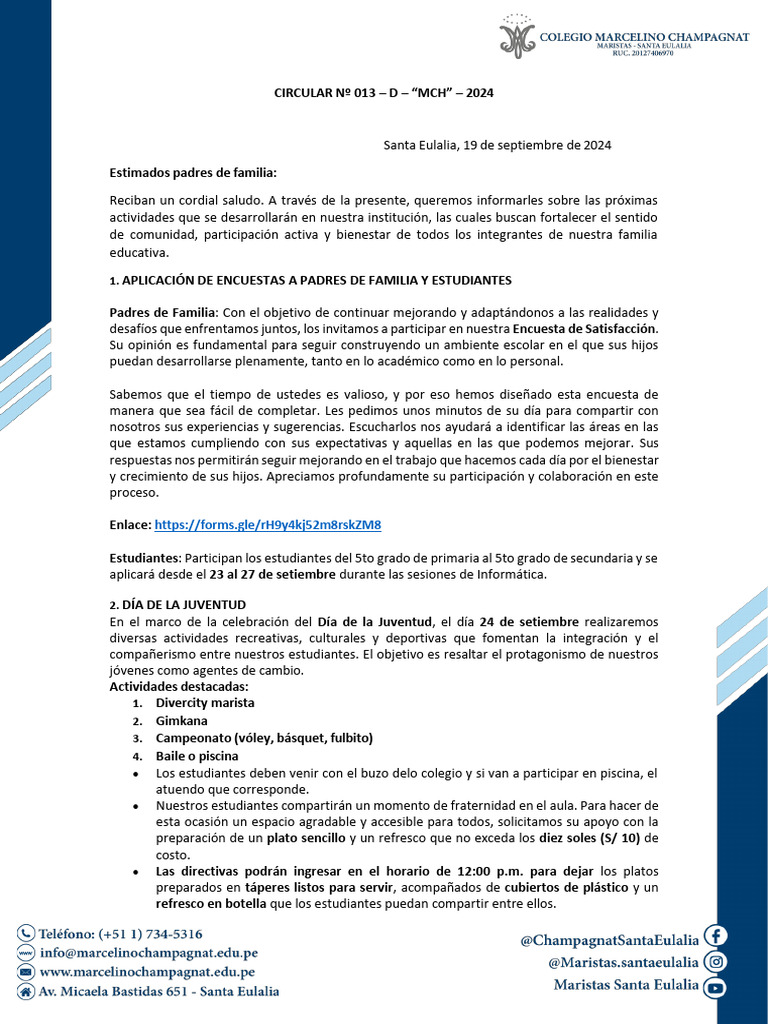 Circular #13 | PDF