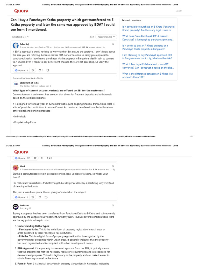 Buying E-Katha Property: Key Considerations | PDF | Fineness | Platinum