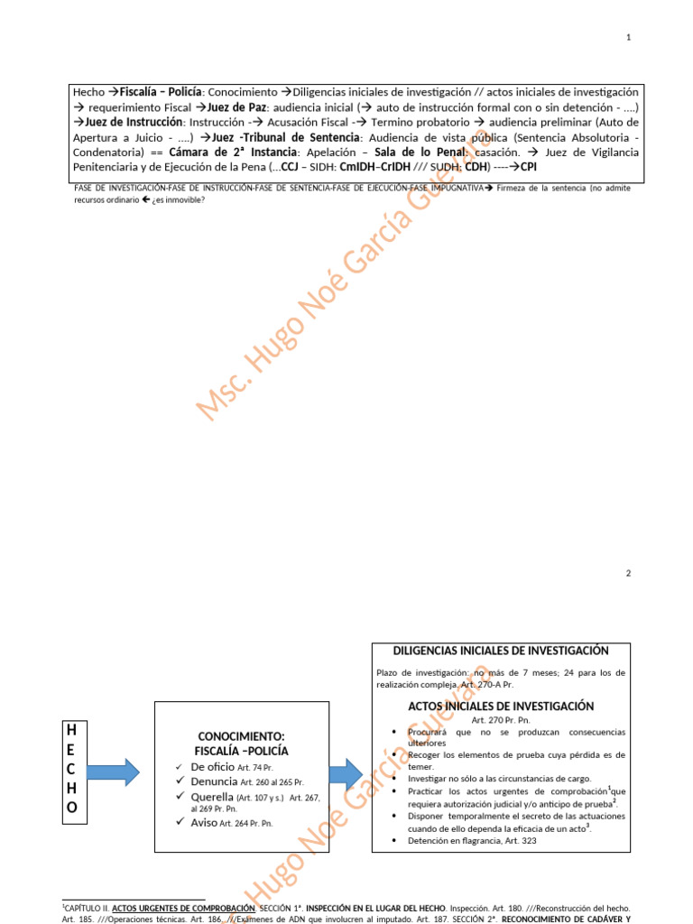 Deprope Esquema Del Proc-1 | PDF | Práctica de la ley | Separación de poderes