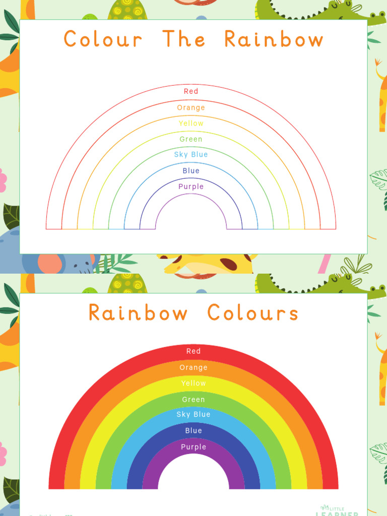 Colour the Rainbow | PDF