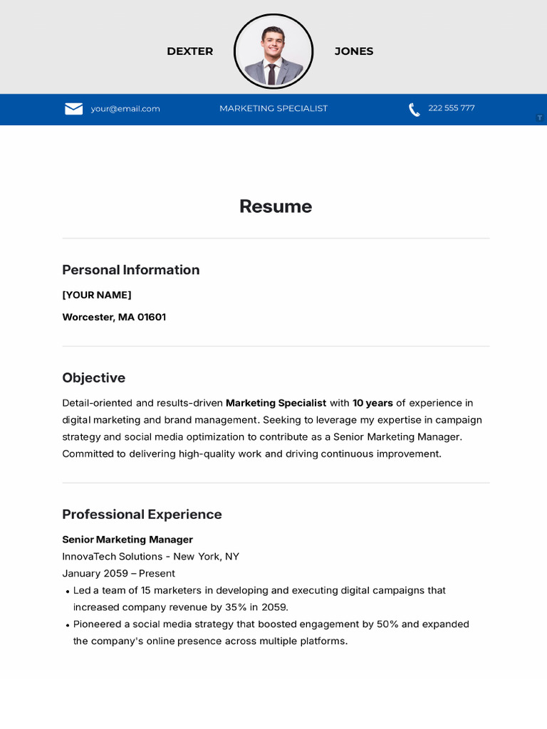 Resume Template | PDF