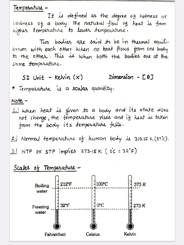 Thermal Properties of Matter Final For Class | PDF
