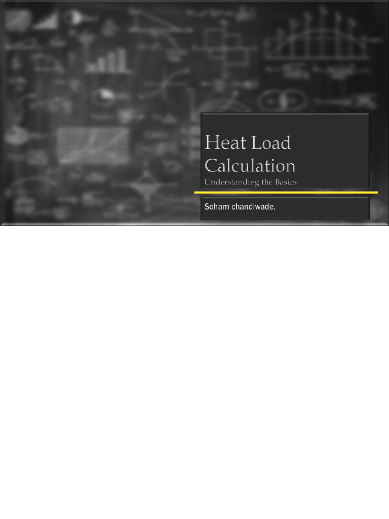Heat load calculation-1 | PDF | Heat Transfer | Heat