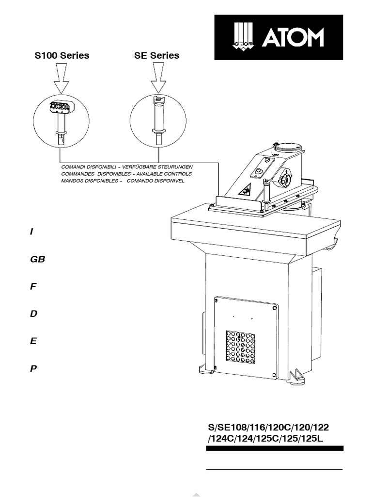 ATOM SE Clicker Press Operating Manual | PDF | Switch | Electric Motor