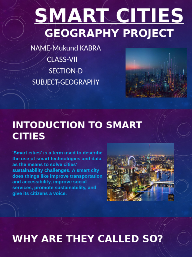 Introduction to Smart Cities | PDF