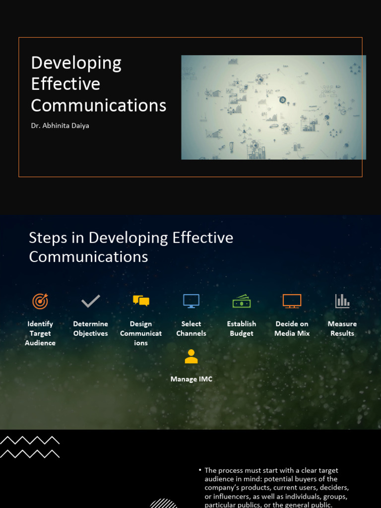Steps for Effective Communication Development | PDF | Marketing ...