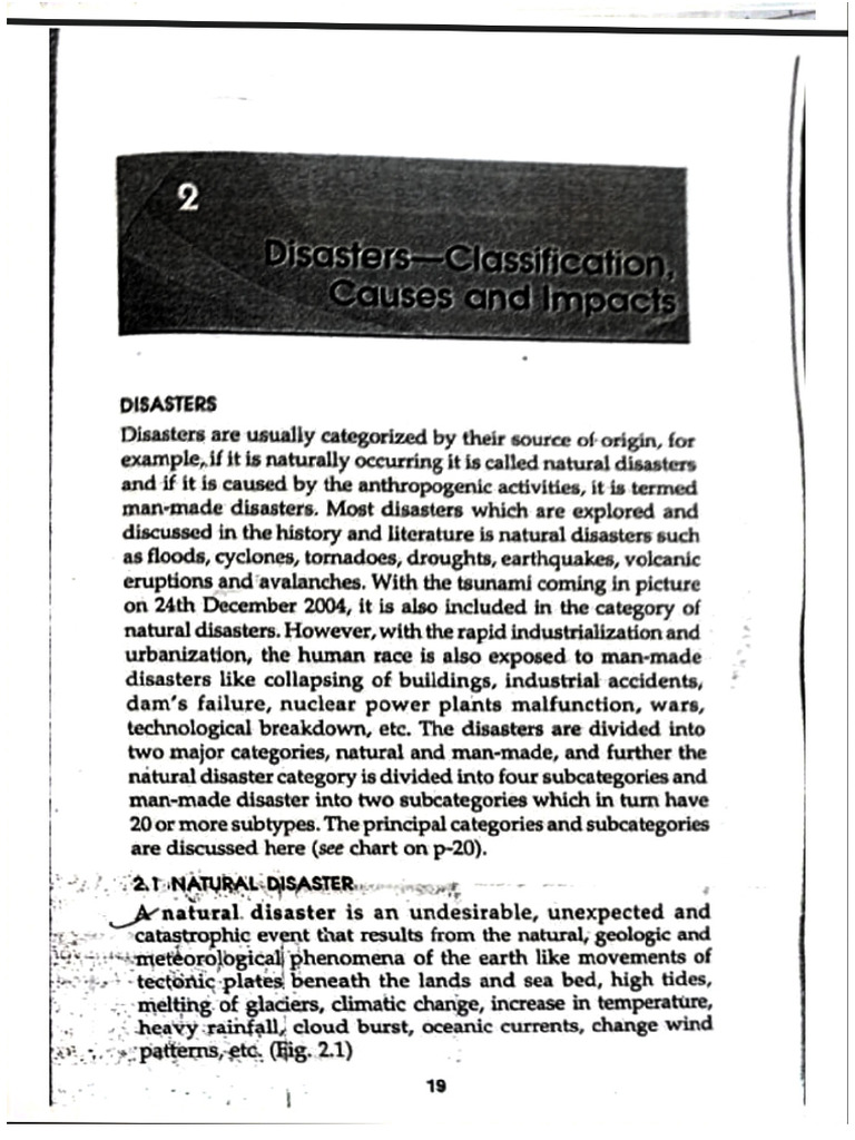Unit2 Disaster Management Notes | PDF