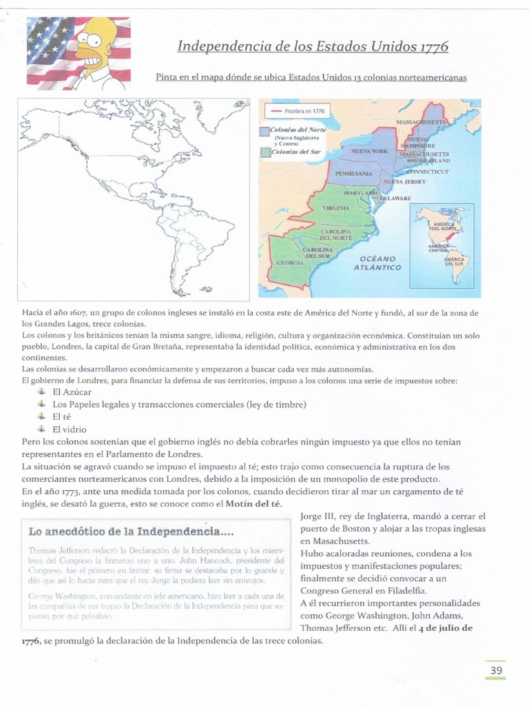 Tp. Revolución EEUU | PDF