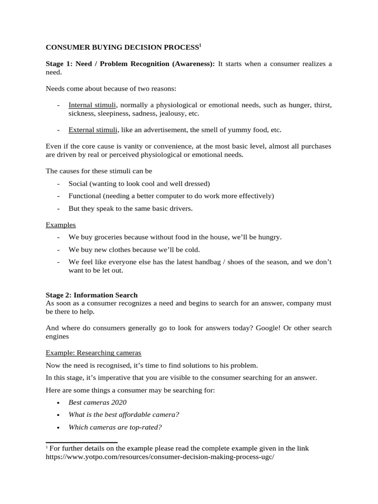 Consumer Buying Decision Process | PDF | Consumer Behaviour | Brand