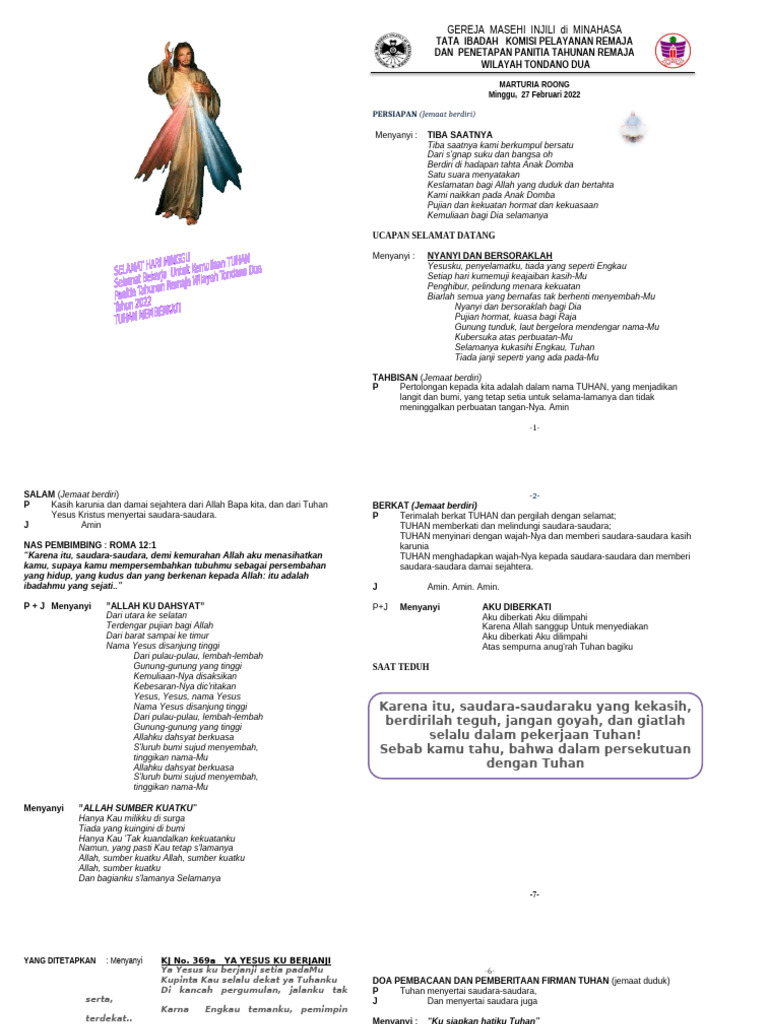 Ti Penetapan Panitia Tahunan Remaja Wil - Tdo Ii | PDF