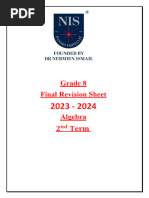 Grade 11 Algebra Practice Questions | PDF