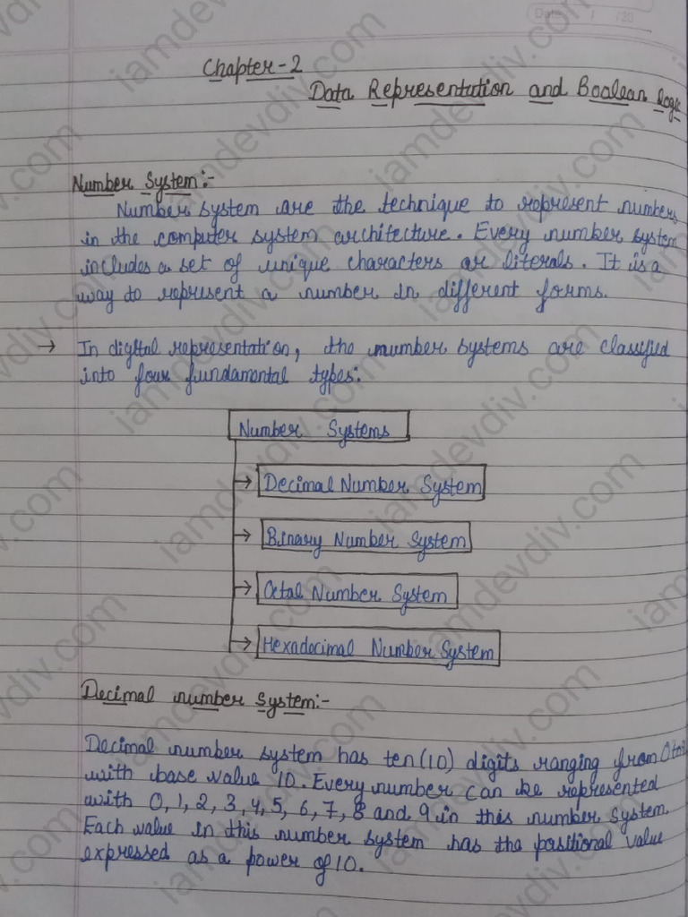 Data Representation and Boolean Logic | PDF