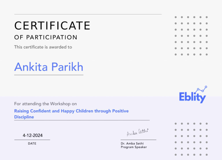 Raising Confident and Happy Children through Positive Discipline ...