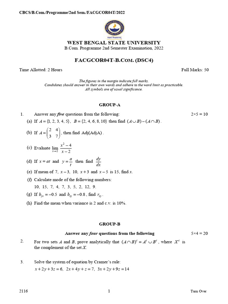 2116_FACGCOR04T_L_3 | PDF | Statistical Theory | Applied Mathematics