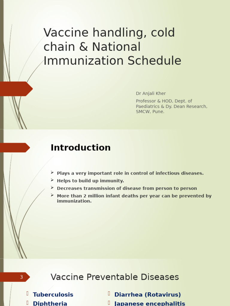 Vaccine Handling and Immunization Guide | PDF | Vaccines | Antibody