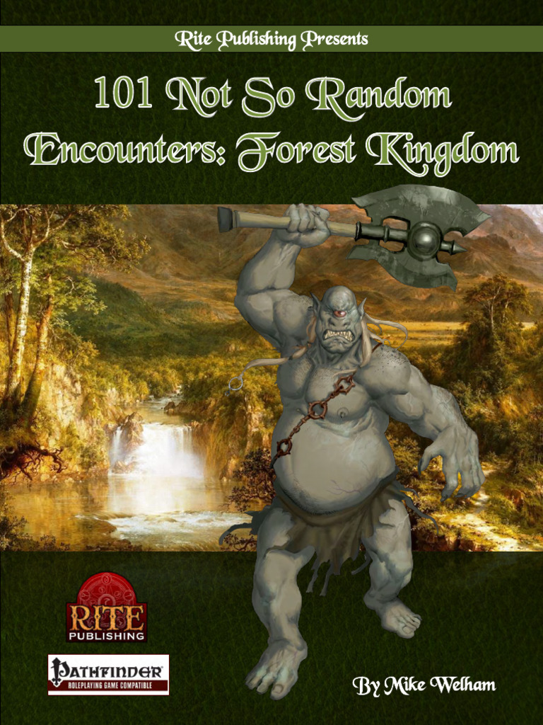 101 Not So Random Encounters, Forest Kingdom | PDF