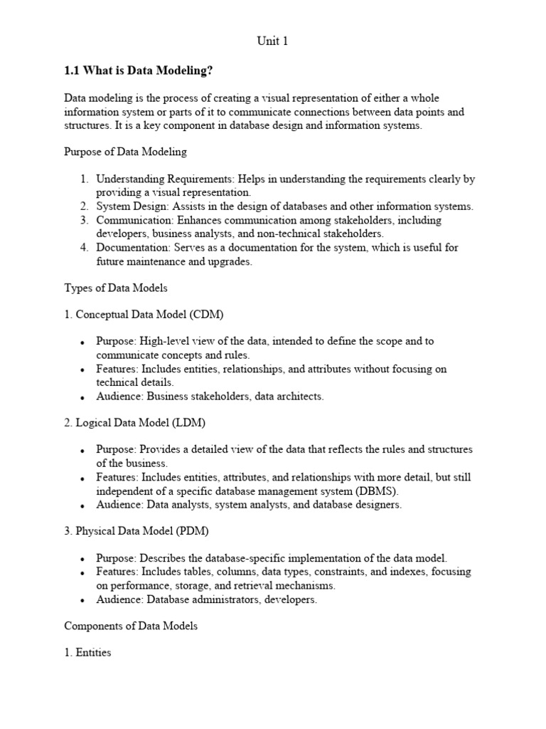 Understanding Data Modeling Basics | PDF | Data Model | Conceptual Model