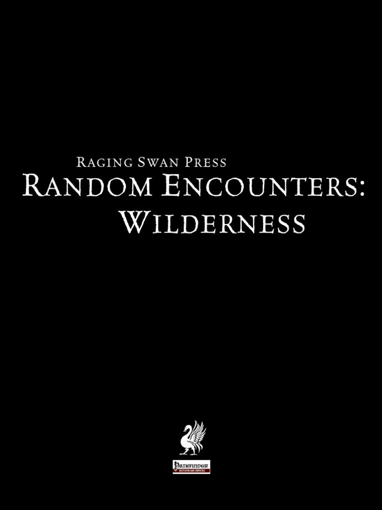 Random Encounters - Wilderness | PDF