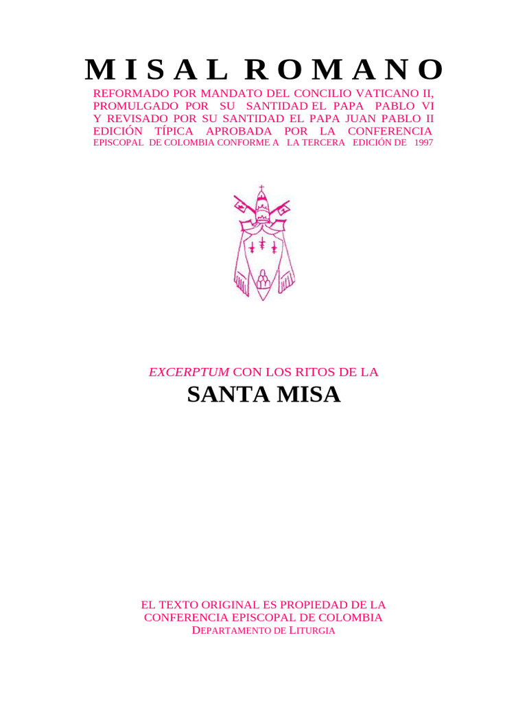 Misale Romanum | PDF | Pascua de Resurrección | eucaristía