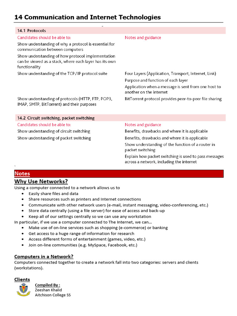 14 Communication and Internet Technologies | PDF | File Transfer ...