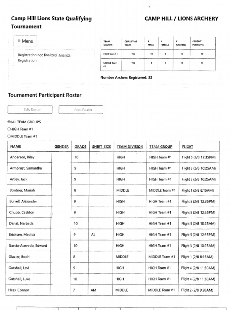 Tournament_Roster_Camp_Hill | PDF