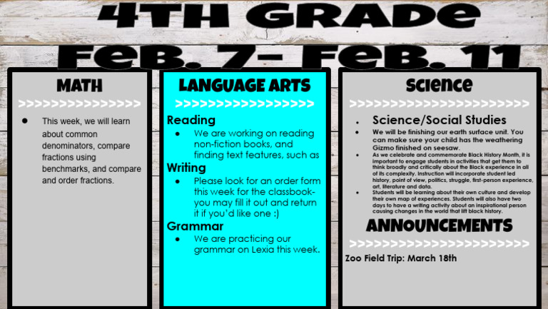 4th Grade notes | PDF