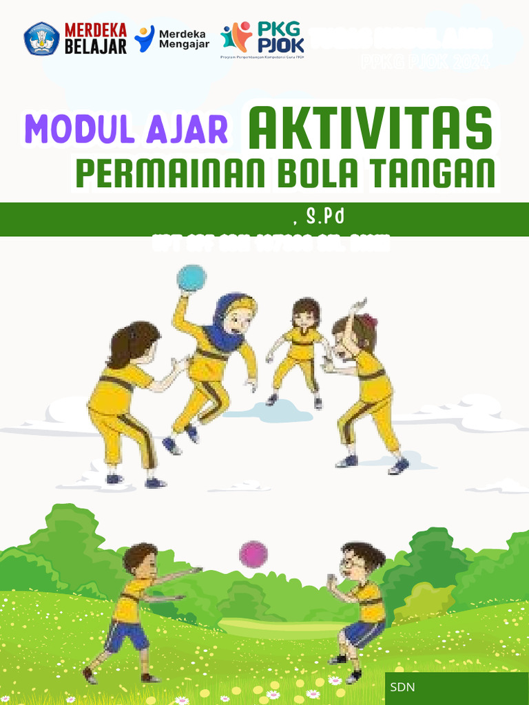 Modul Ajar PJOK: Permainan Bola Tangan | PDF