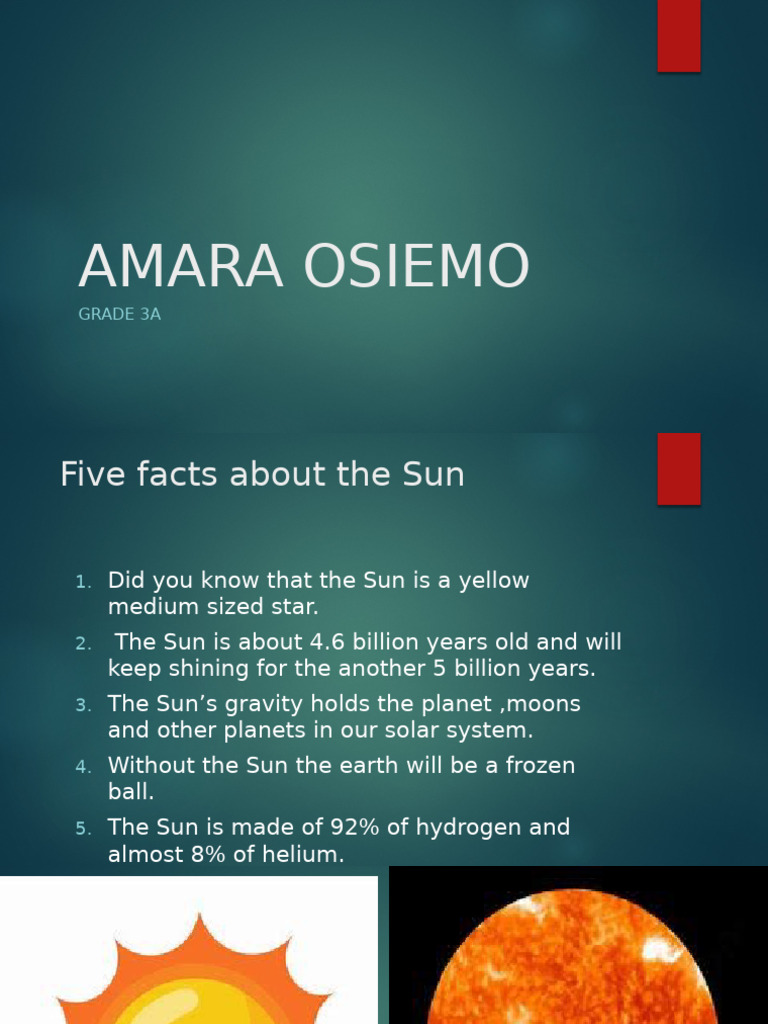 AMARA OSIEMO Planet Presentation | PDF