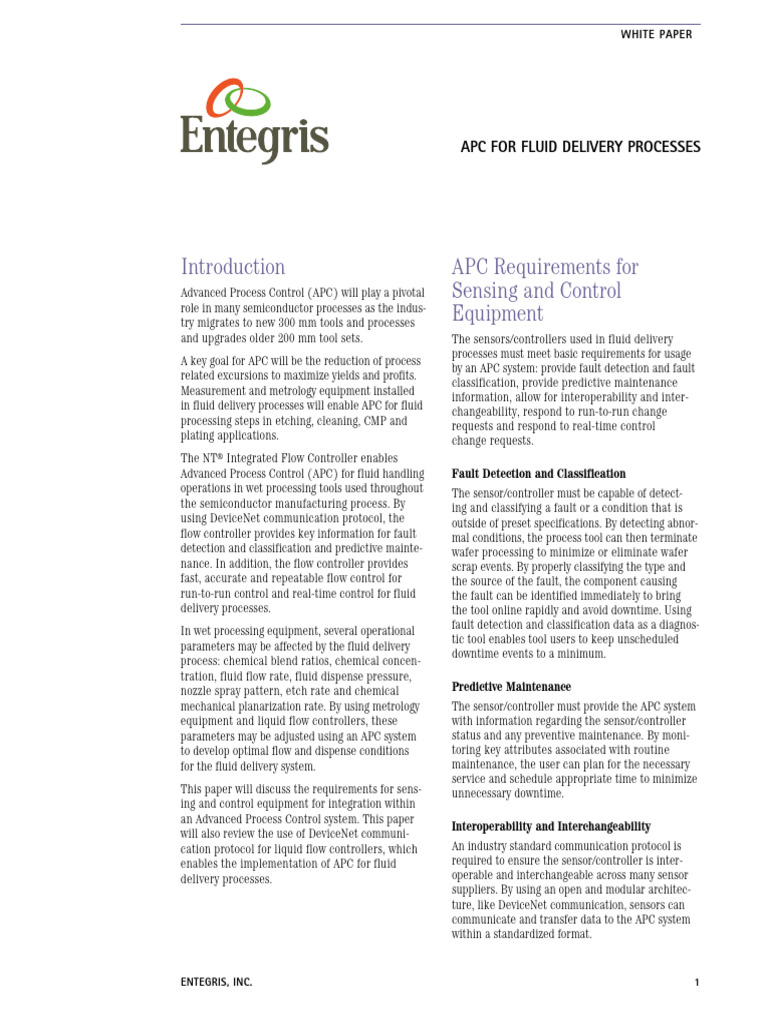 NT FLOW SENSOR Apc-Devicenet | PDF | Computer Network | Semiconductor ...