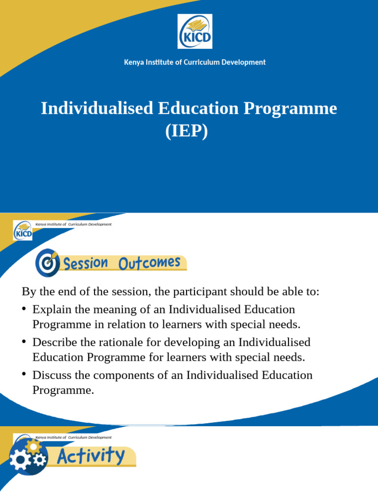 IEP October CBC Retooling - JS - Prevoc (2) - 1 | PDF | Individualized ...