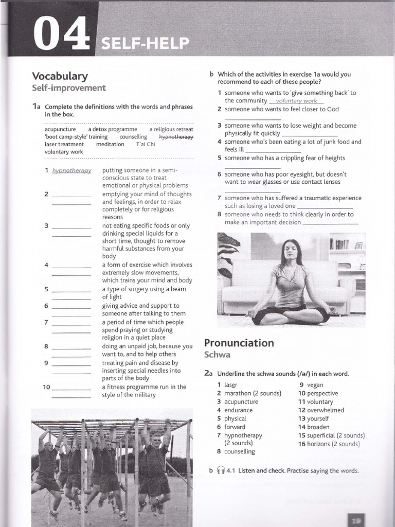 A_U4_WB_Exercises | PDF | Fear