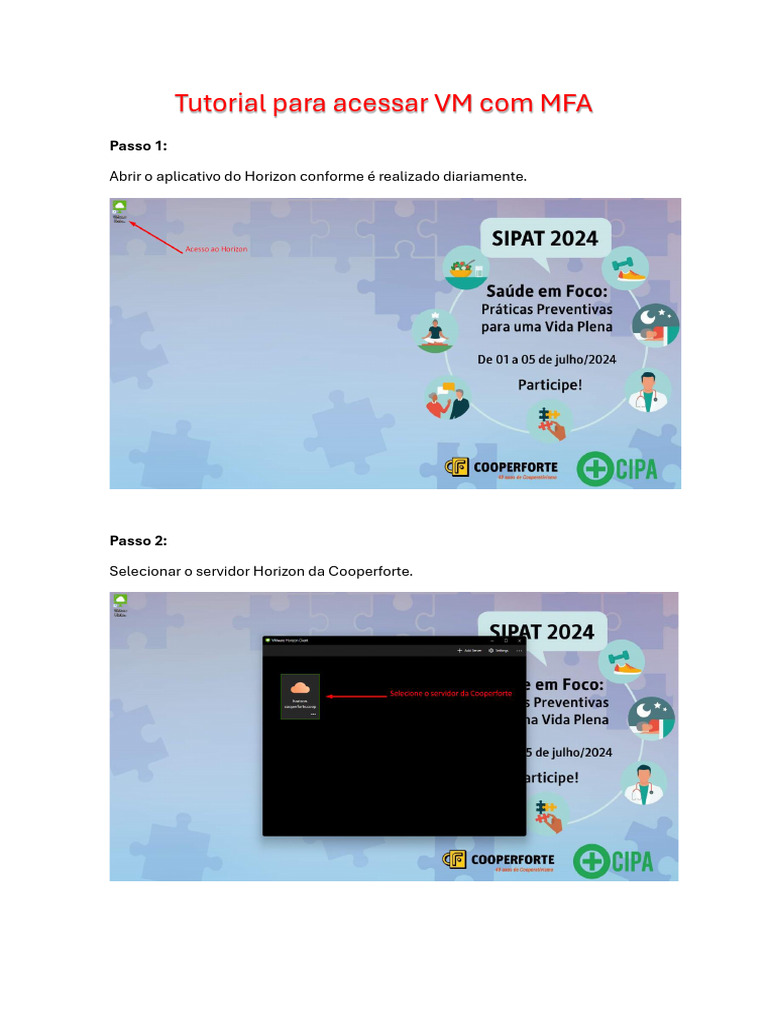 Tutorial para Acessar VM Com MFA | PDF