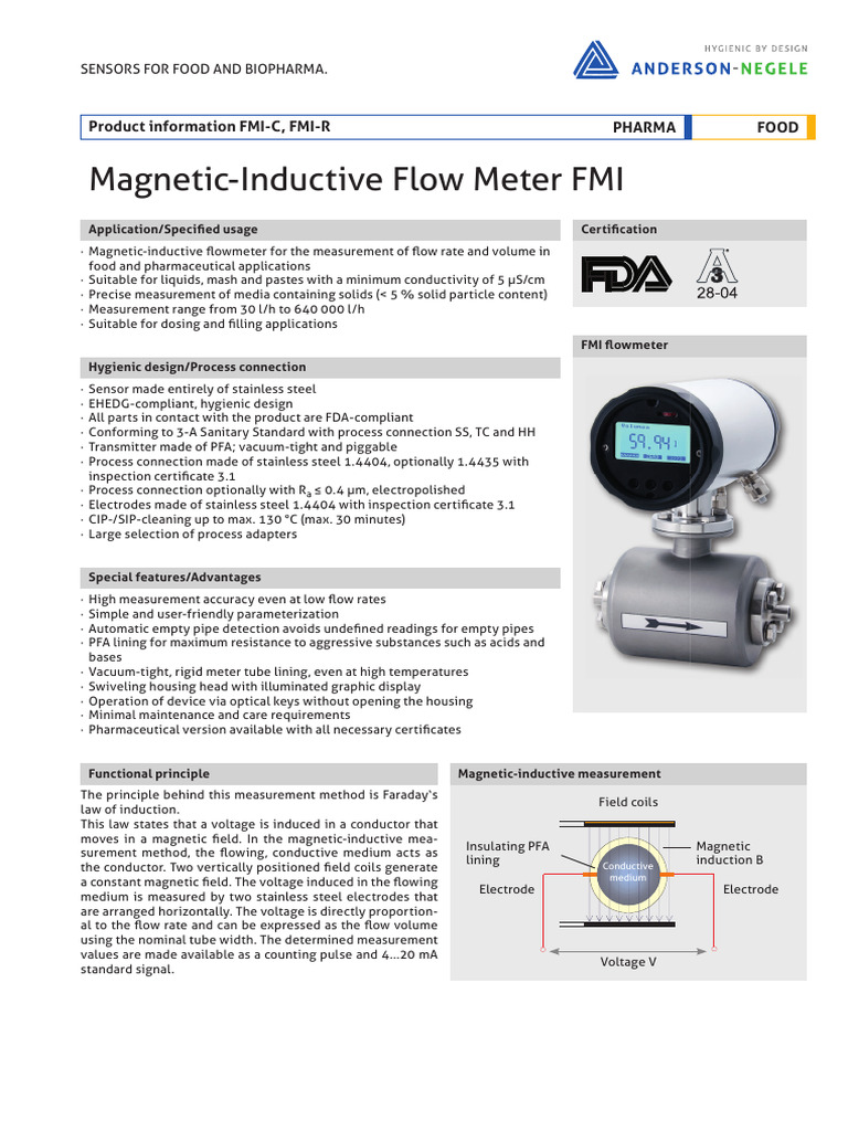 FMI_50045_3.2_en_eu | PDF | Flow Measurement | Electrical Engineering
