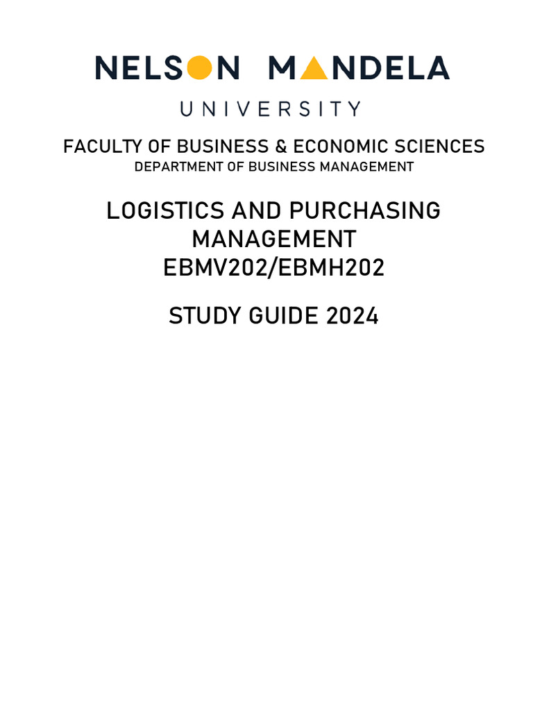 Role of Standardisation in Supply Management | PDF | Supply Chain ...