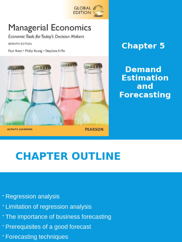 Managerial Economics Chapter 5 - David | PDF | Forecasting | Regression Analysis
