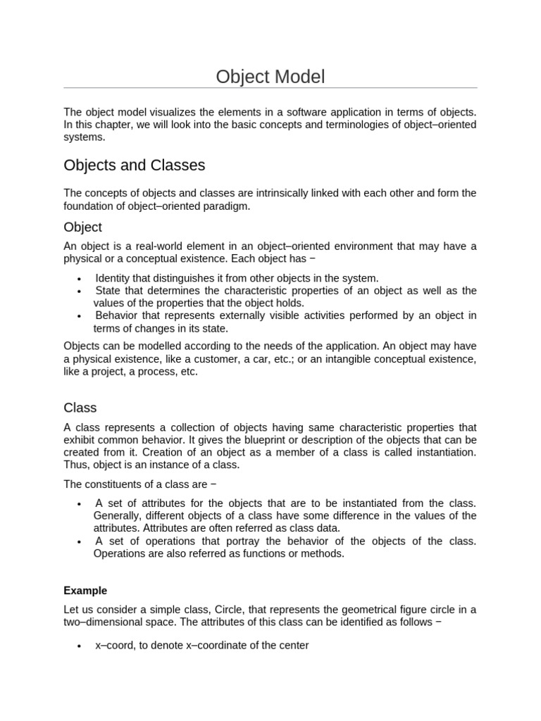 Unit 1_Object Model (3) | PDF | Inheritance (Object Oriented ... Unit 1_Object Model (3) | PDF | Inheritance (Object Oriented ...