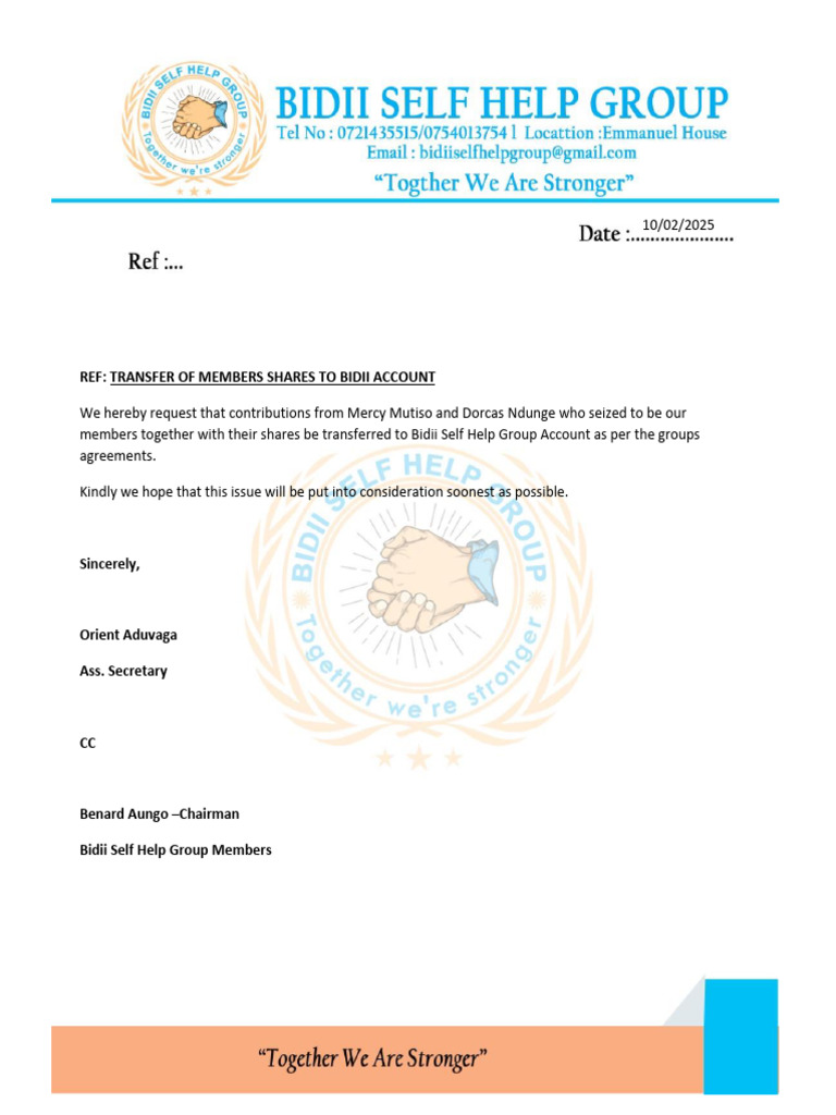 BIDII SELF HELP GROUP | PDF