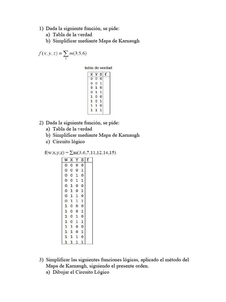 Ejercicios de Mapa K - Gabriel | PDF