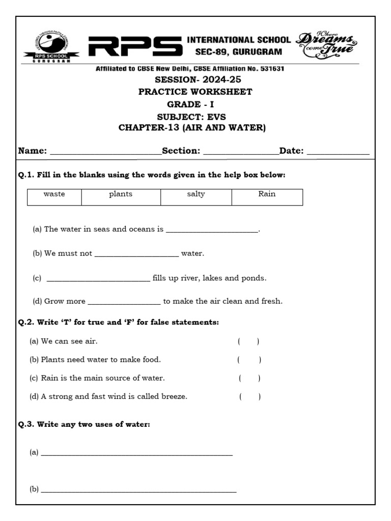 Chapter 13 Practice Worksheet | PDF