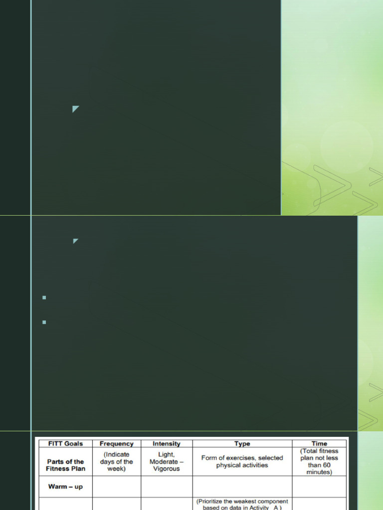 PERSONAL_FITNESS_PROGRAM_(Part_2-Week_1)(2) | PDF