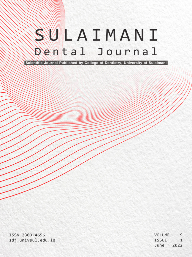 SDJ V9i1 | PDF | Periodontology | Medical Specialties